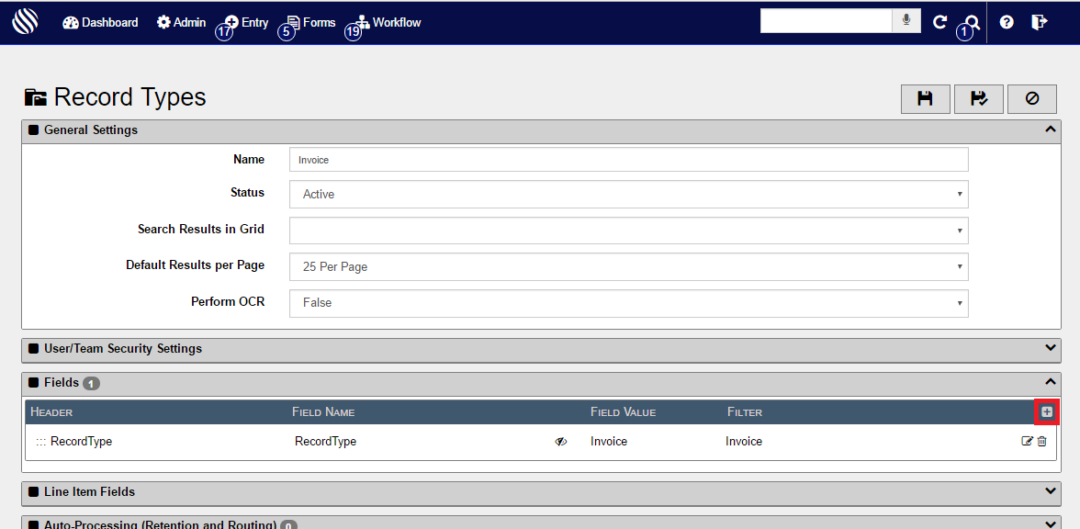 Multi-Value Fields - DocMgt