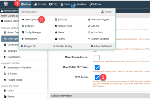 Upload Documents Using SFTP - DocMgt
