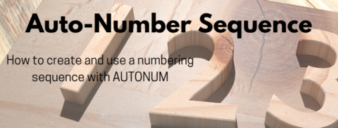 Auto-Numbering with AUTONUM - DocMgt